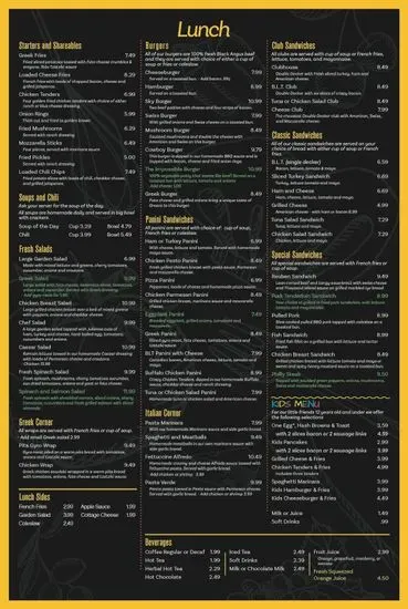 The Crossings Restaurant Menu | Pendleton, IN | Checkle
