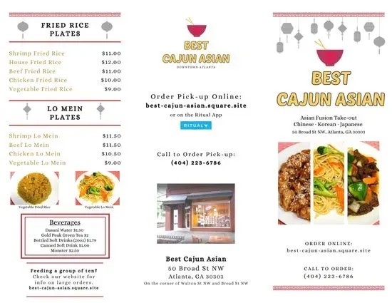 Best Cajun Asian Restaurant Menu | Atlanta, GA | Checkle