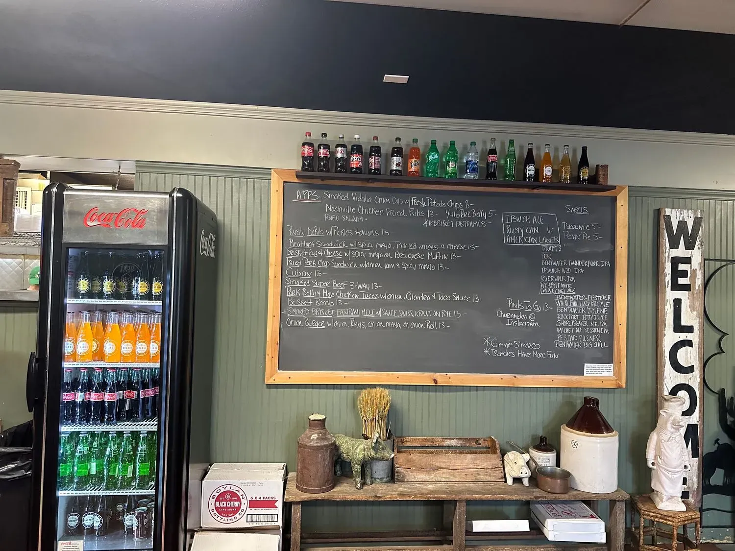 Rusty Can Menu - Updated November 2025