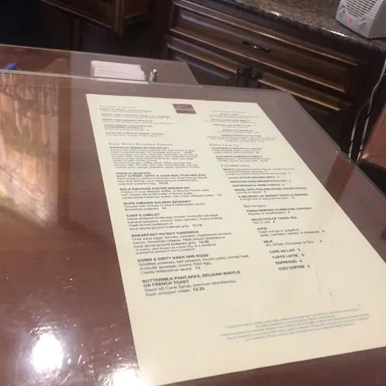 Roux Bistro Menu | New Orleans, LA | Checkle