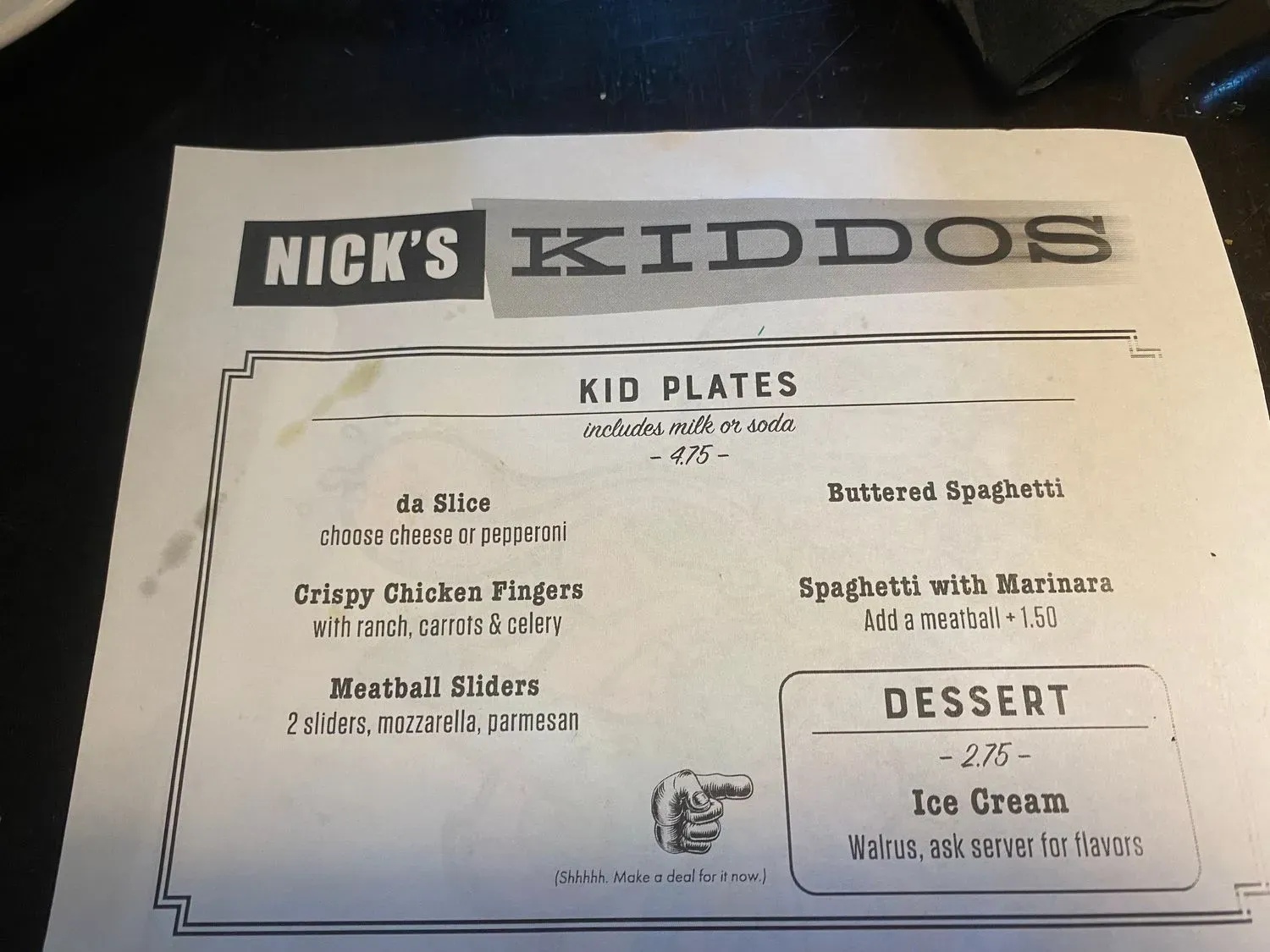 Nick's Restaurant And Bar Menu - Updated November 2025