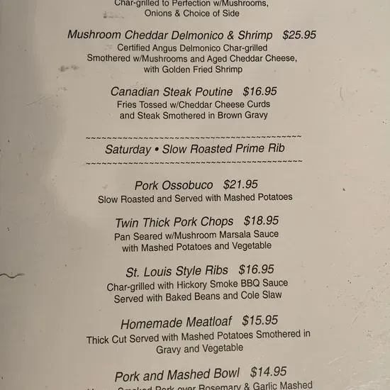 Arthur's Menu | Dolgeville, NY | Checkle
