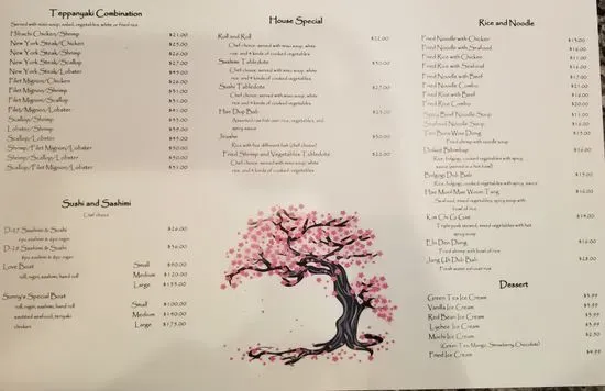 Sunny's Sushi Menu | El Paso, TX | Checkle