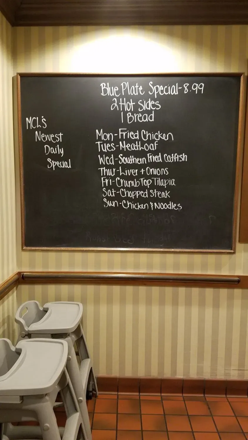 MCL Restaurant & Bakery Muncie Menu - Updated October 2025