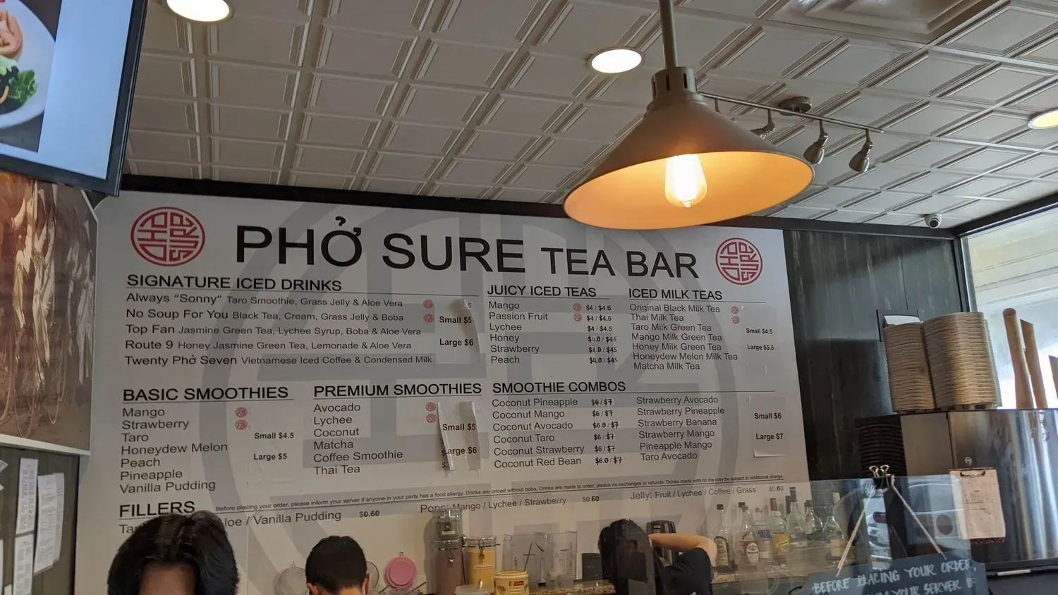 Pho Sure Menu - Updated October 2025