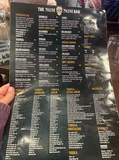 Nom Nom Tacos & Tequila Menu | Lafayette, IN | Checkle