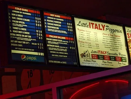 Little Italy Pizzeria Menu | Athens, GA | Checkle