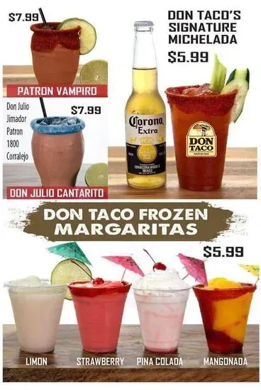 Don Taco #1 Menu | Dallas, TX | Checkle