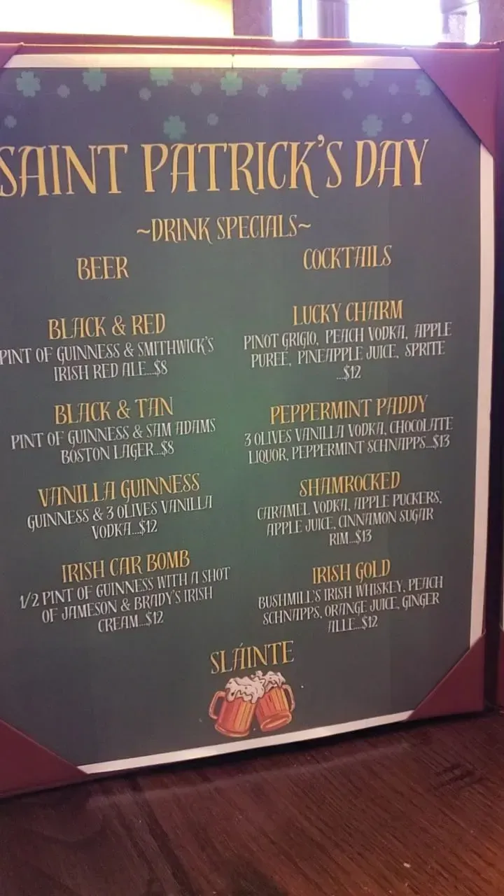 Brack's Tavern Menu - Updated October 2025