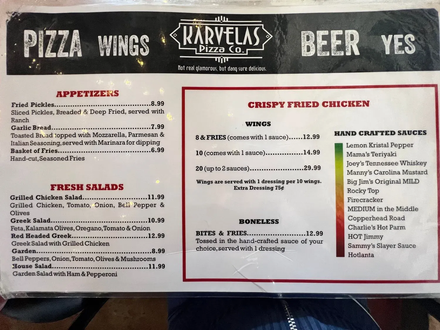 Karvelas Pizza Co. Lagrange Menu - Updated November 2025