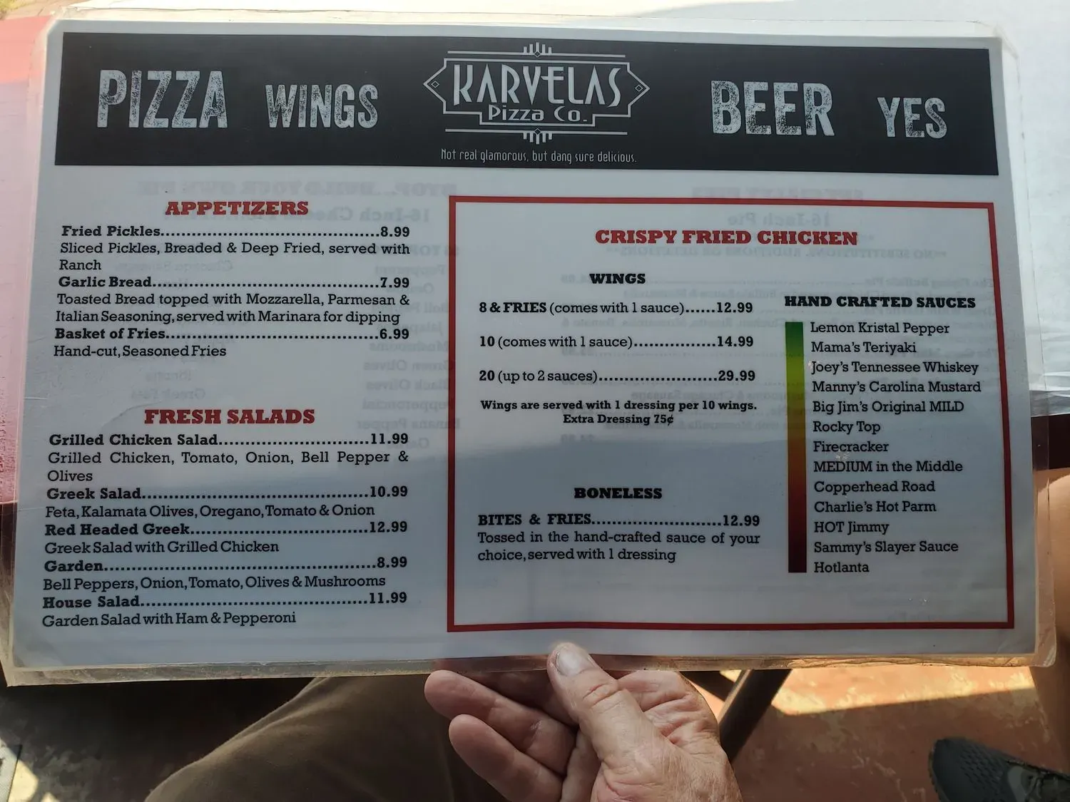 Karvelas Pizza Co. Lagrange Menu - Updated November 2025