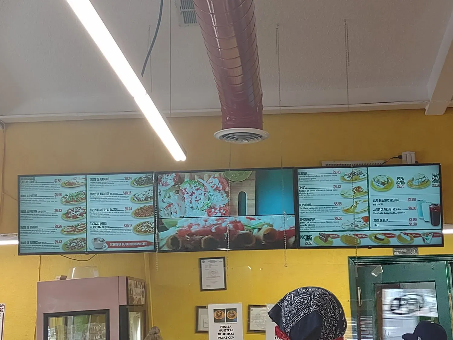 El Cometa Menu - Updated November 2025