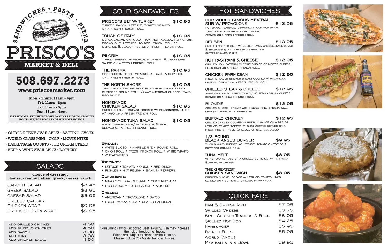 Prisco's Market and Deli Menu - Updated October 2025