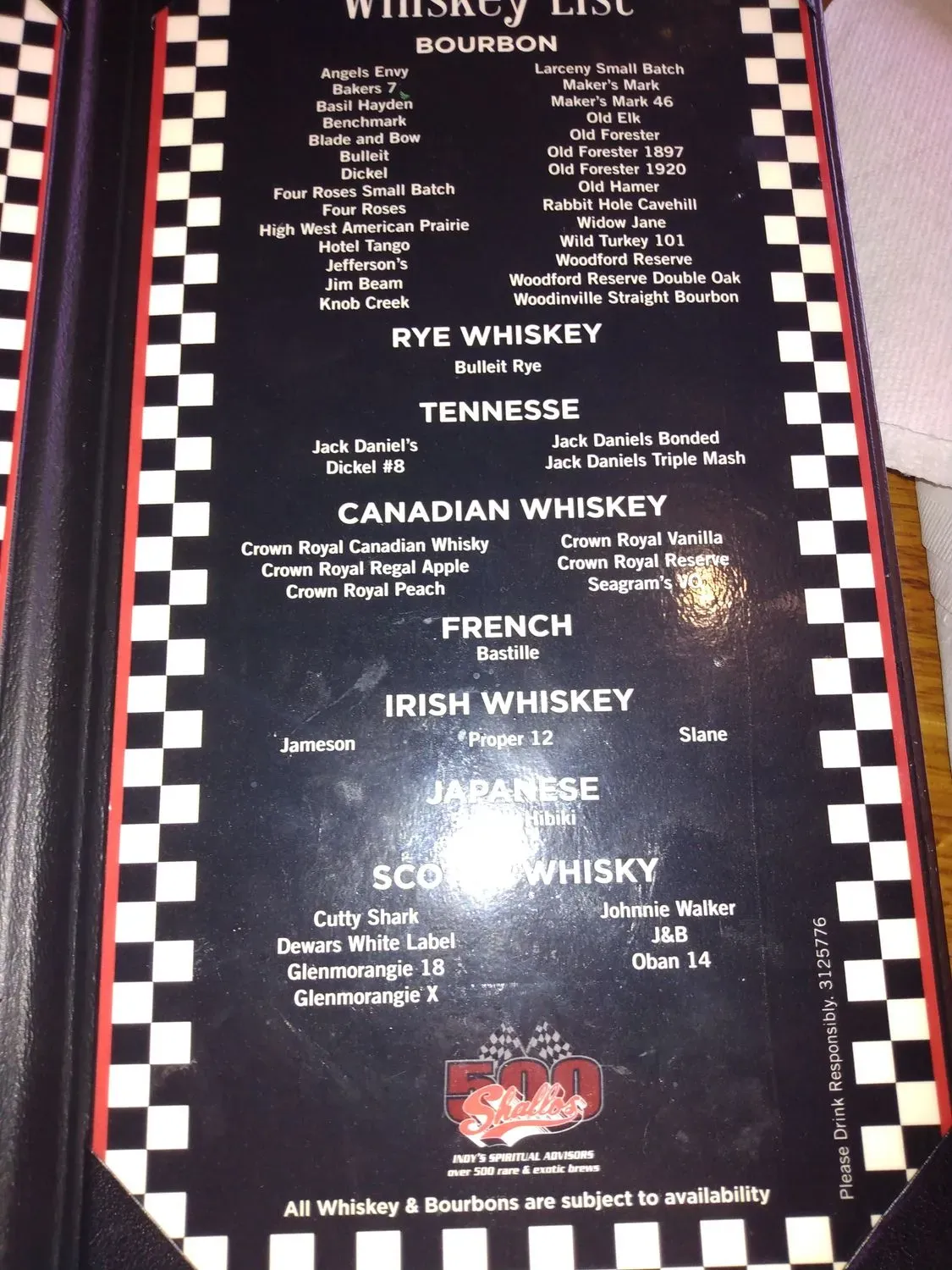 Shallo's Antique Restaurant & Brewhaus Menu - Updated September 2025