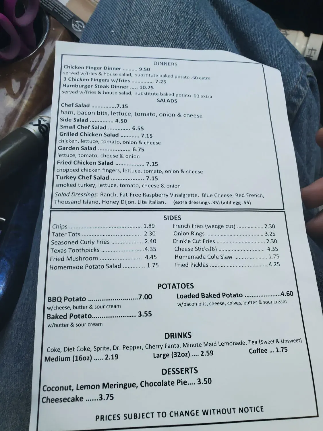 Armando's Restaurant Menu - Updated October 2025