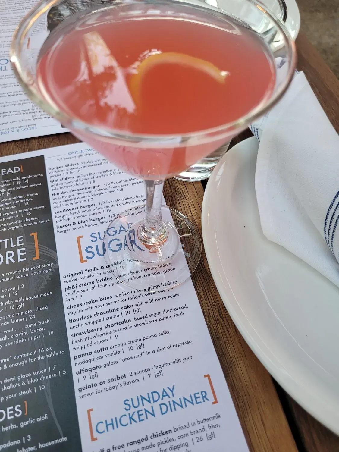 Dancing Marlin Restaurant Menu - Updated October 2025