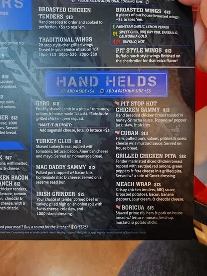 Meach's Pit Stop Menu | Brandon Township, MI | Checkle