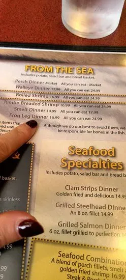 Whitlow's Forerunner Menu | Muskegon, MI | Checkle