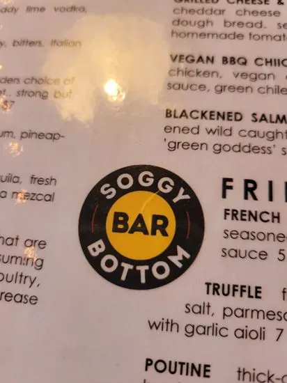 Soggy Bottom Bar Menu | Flint, MI | Checkle