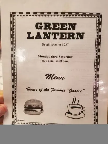 Green Lantern Lunch Menu | Toledo, OH | Checkle