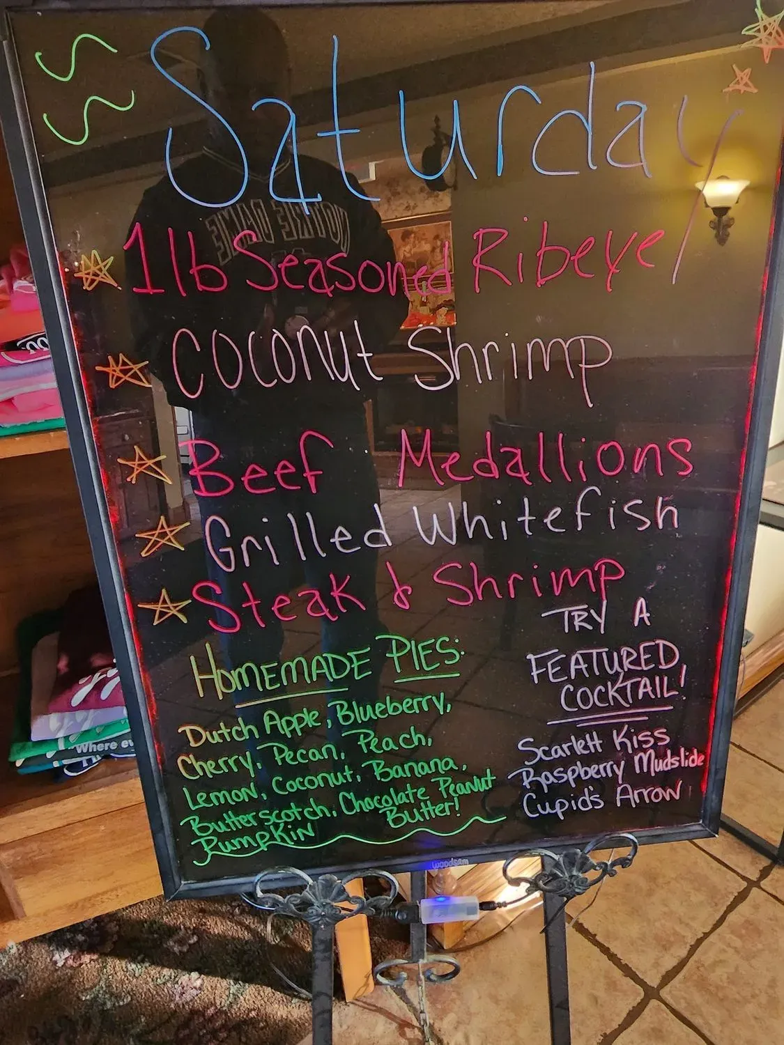 J J Rubys Menu - Updated October 2025