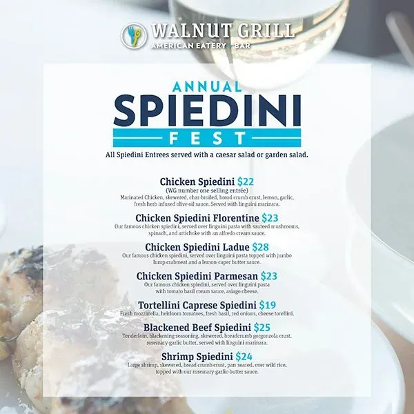 Walnut Grill - Sunset Hills Menu - Updated October 2025