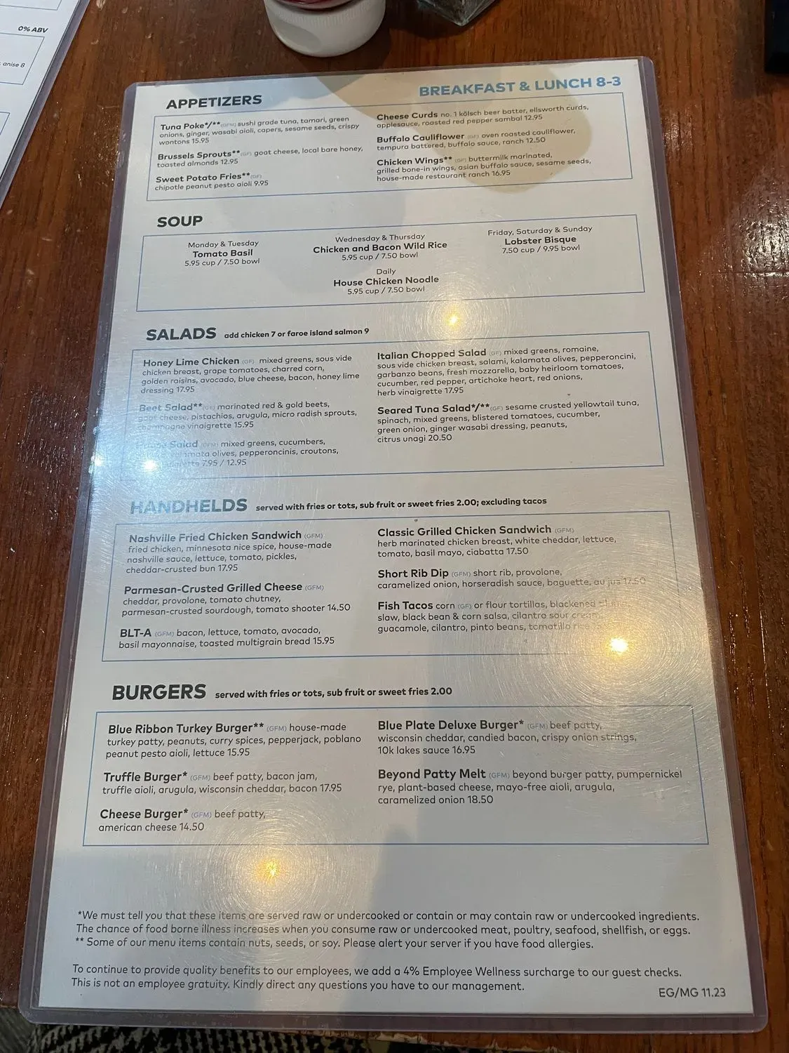 3 Squares Restaurant Menu - Updated October 2025