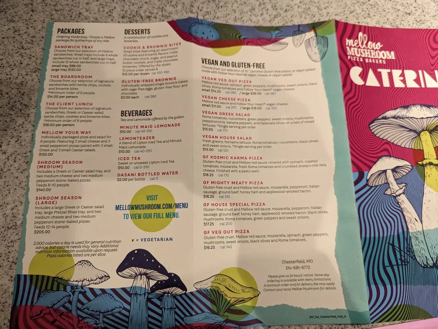 Mellow Mushroom Chesterfield Menu - Updated October 2025