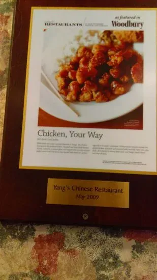 Yang's Chinese Restaurant Menu | Woodbury, MN | Checkle