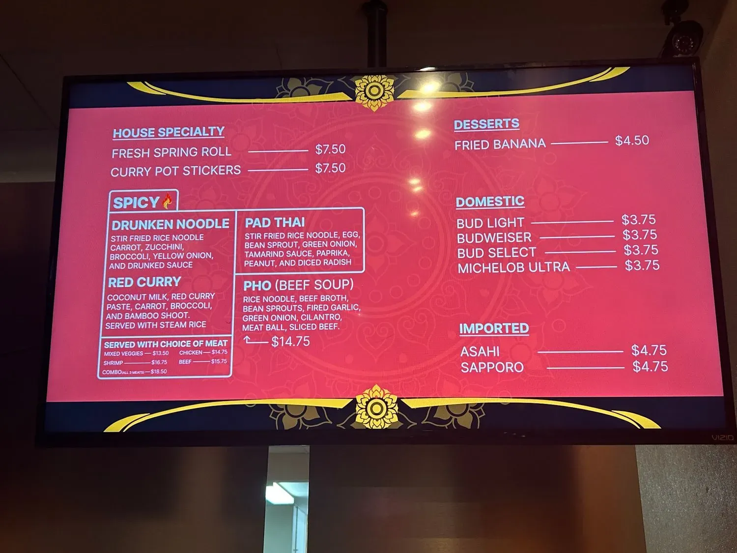 Hibachi Boy Menu - Updated October 2025