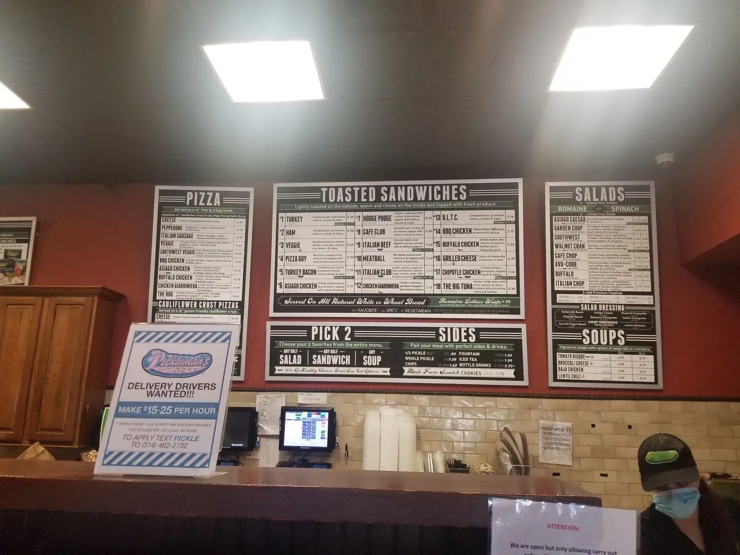 Pickleman's Gourmet Cafe Menu | St. Louis, MO | Checkle