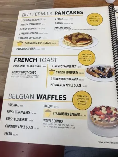 Golden Oak Pancake House - St. Peters Menu | St. Peters, MO | Checkle