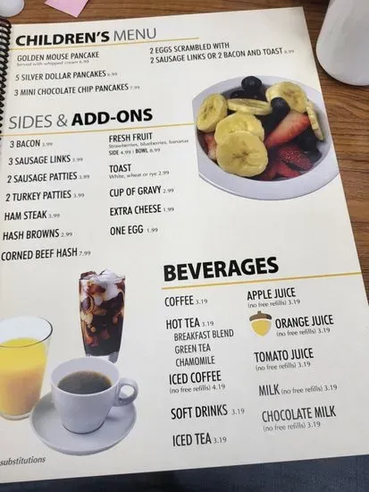 Golden Oak Pancake House - St. Peters Menu | St. Peters, MO | Checkle