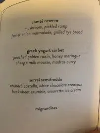 Demi Menu - Updated October 2025