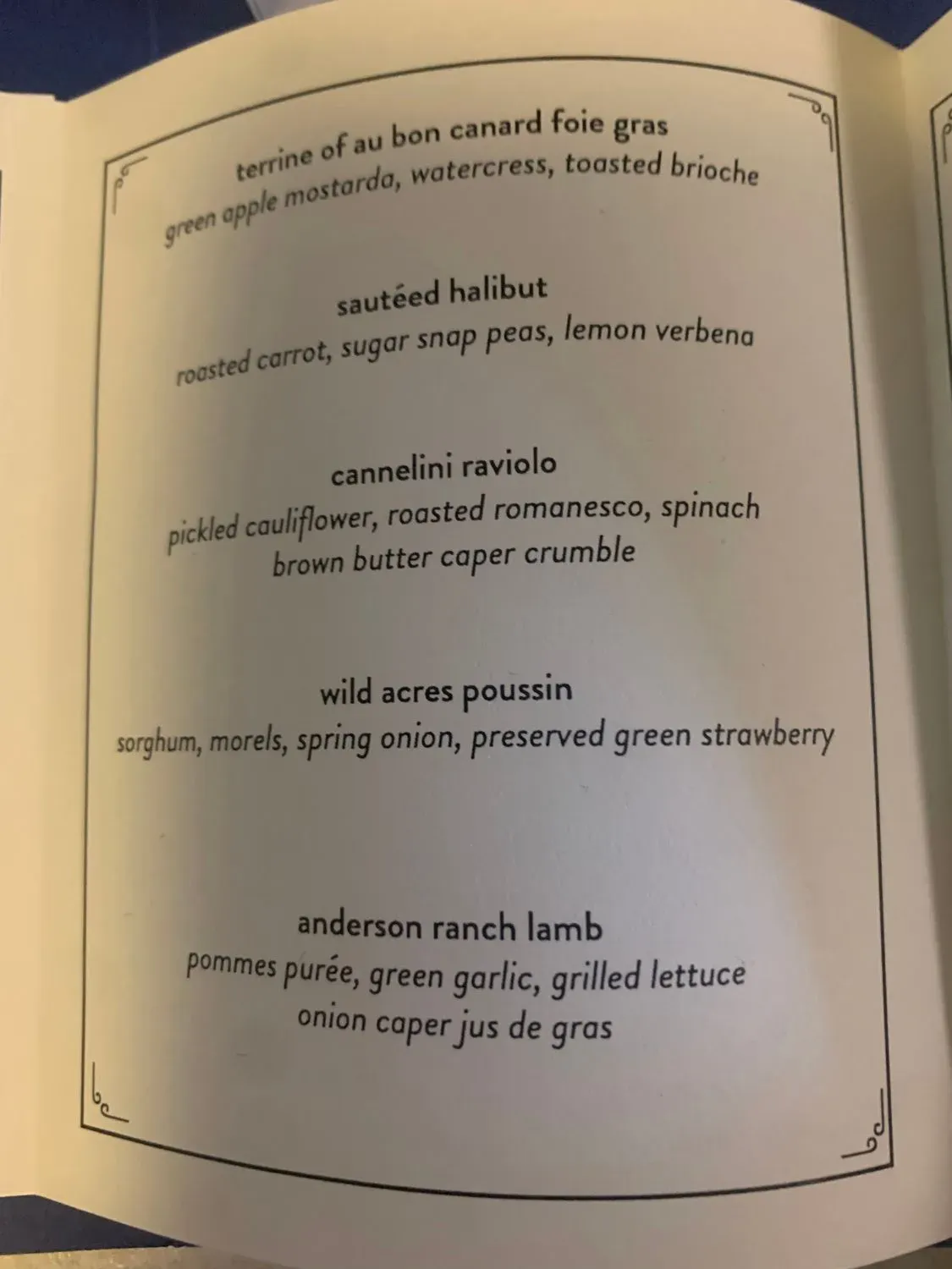 Demi Menu - Updated October 2025