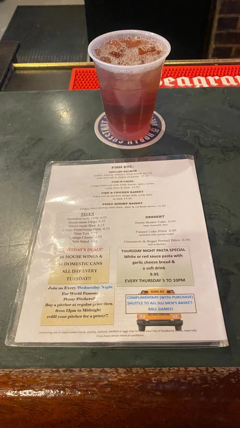 Humphrey's Restaurant & Tavern Menu - Updated October 2025