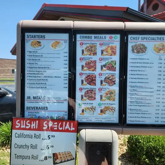 Cashew Chef Menu | Springfield, MO | Checkle