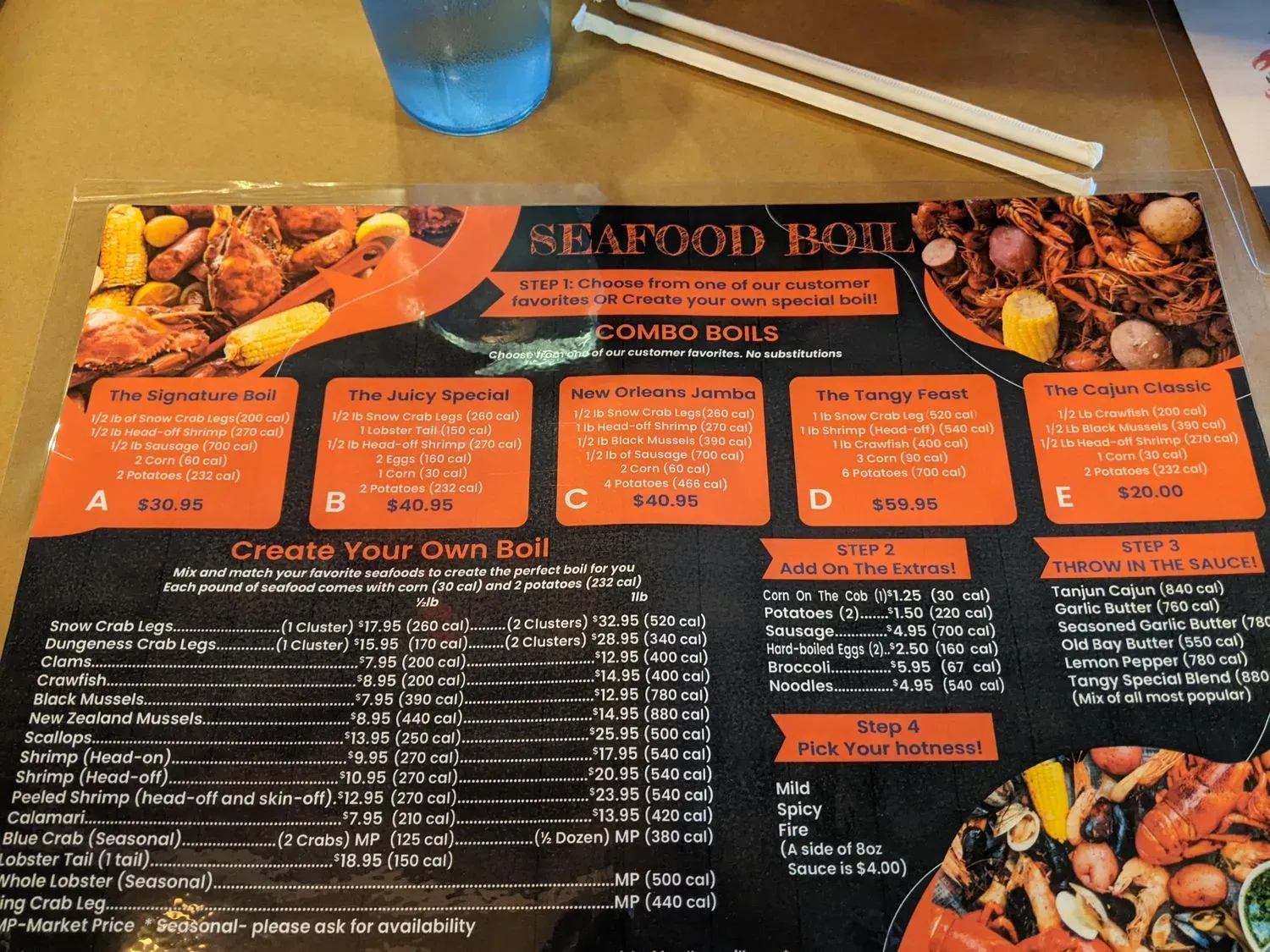 The Tangy Crab - Cajun Seafood & Bar Menu - Updated October 2025