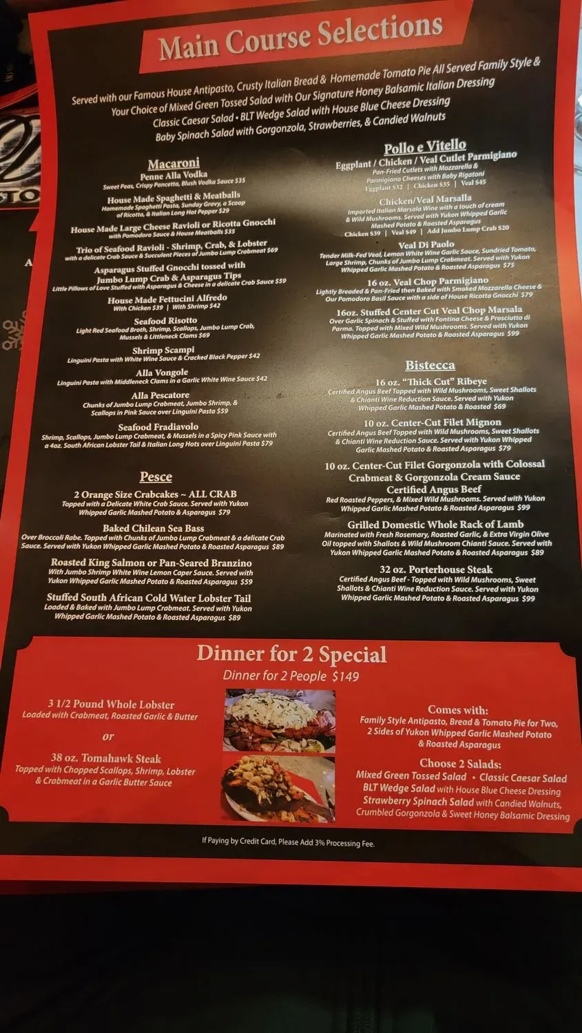 Di Paolo's Italian Ristorante Menu - Updated October 2025