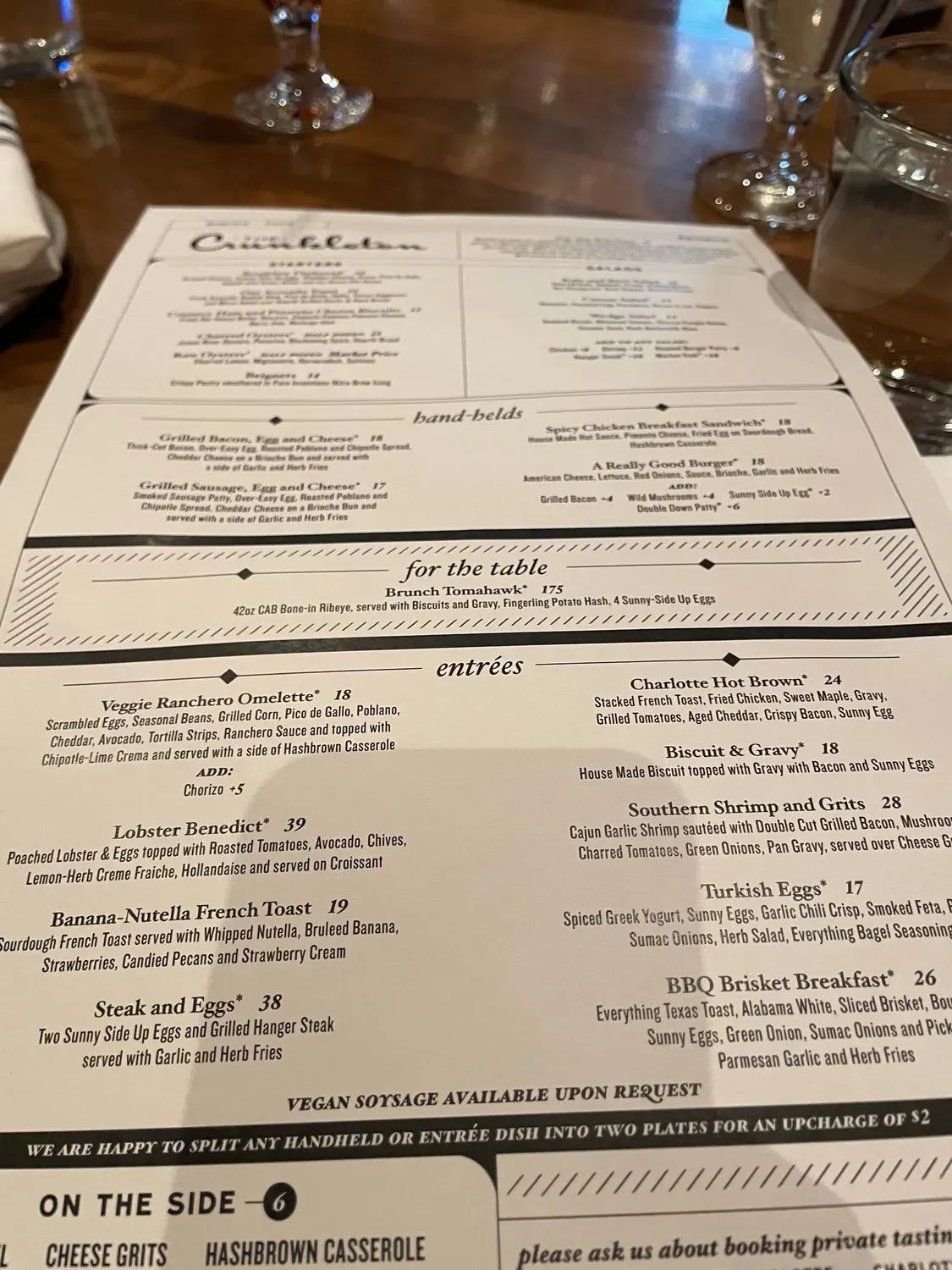 The Crunkleton Menu - Updated October 2025