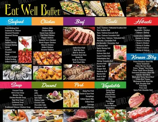 Eat Well Modern Buffet Menu | Bergenfield, NJ | Checkle