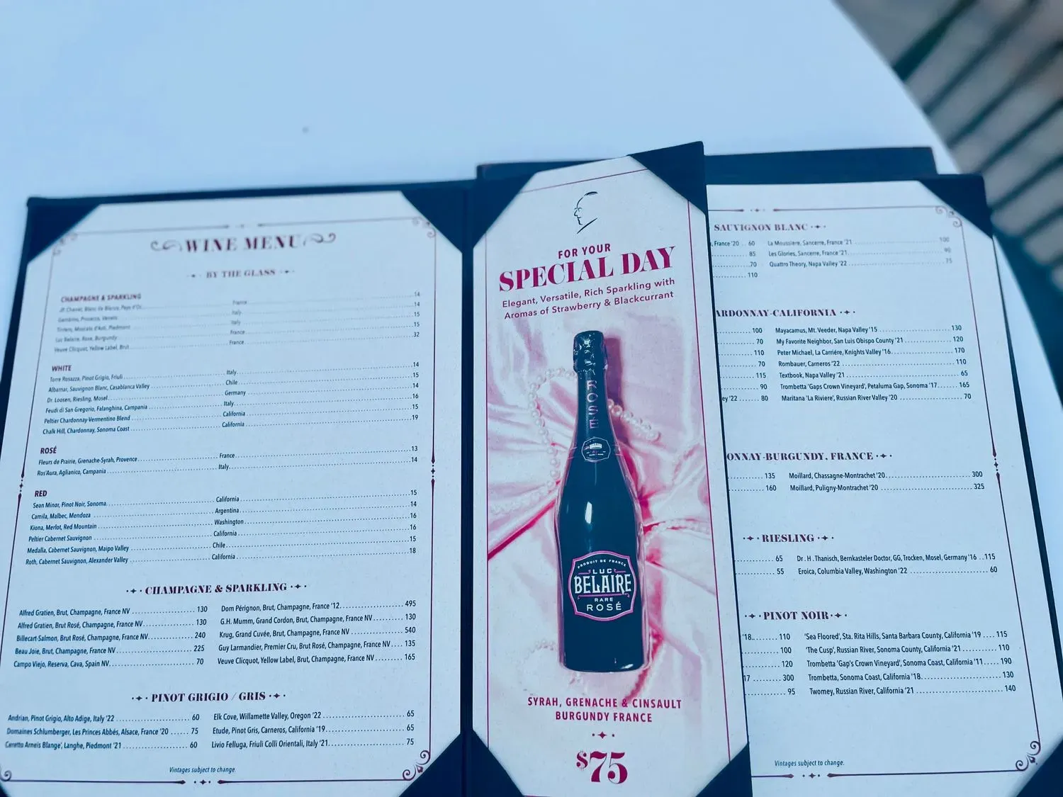 Oscar's Steakhouse Menu - Updated October 2025