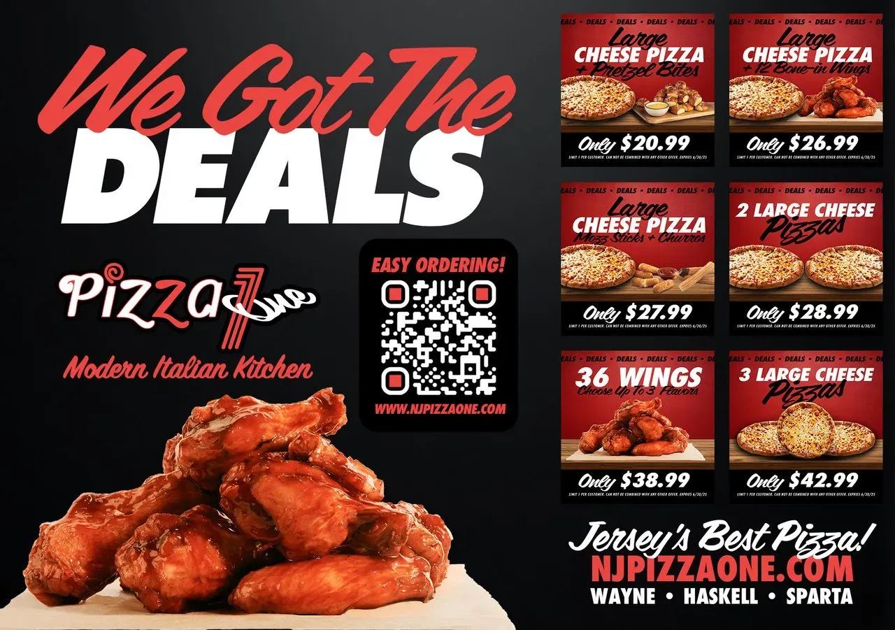 Pizza One Menu | Wayne, NJ | Checkle