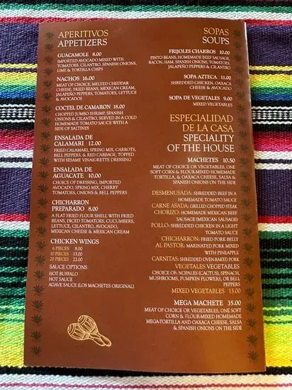 Los Machetes Menu | Ocean View , NJ | Checkle