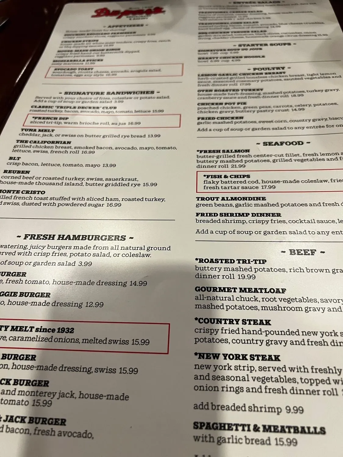 Du-par's Restaurant and Bakery Menu - Updated October 2025