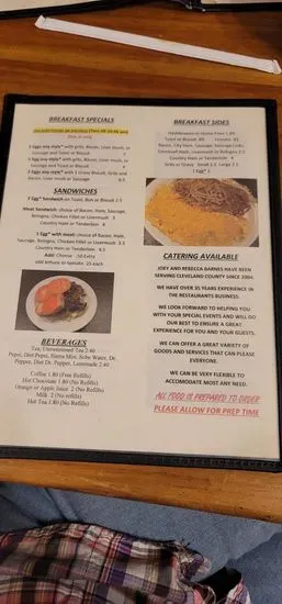 Creekside Clock Seafood and Steakhouse Menu | Shelby, NC | Checkle