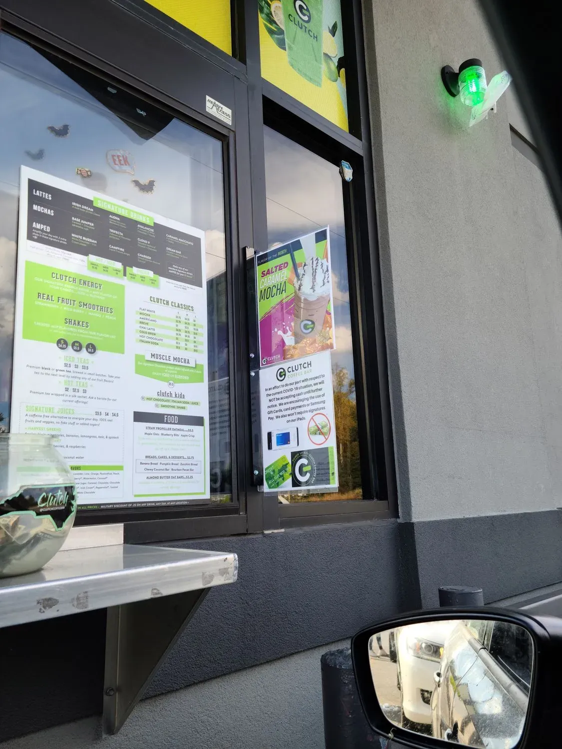 CLUTCH Coffee Bar Menu - Updated October 2025