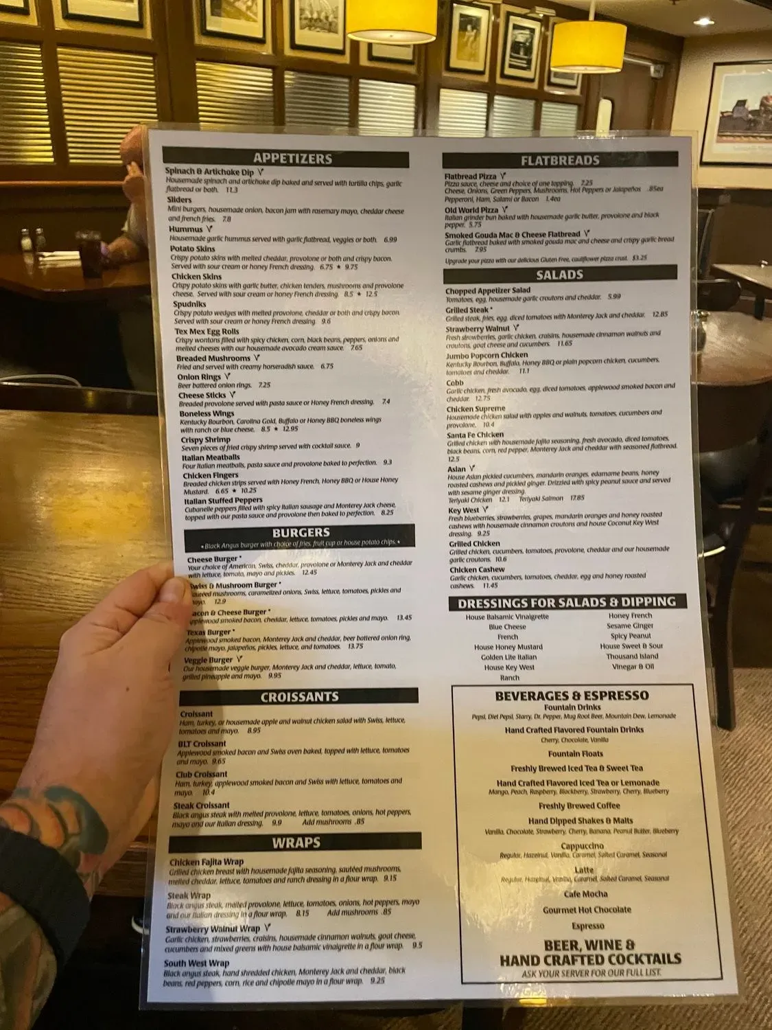 Grinders Above & Beyond of Alliance Menu - Updated October 2025