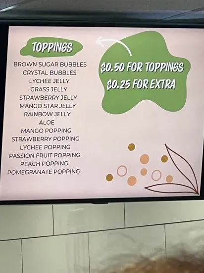 Koala Tea Menu | Scranton, PA | Checkle