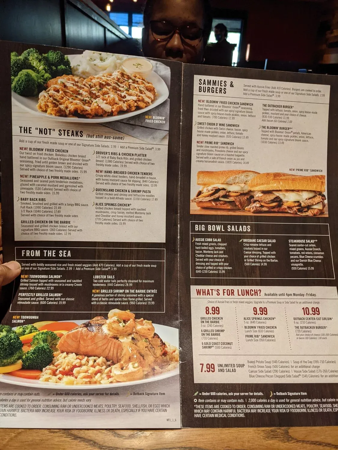 Outback Steakhouse Menu - Updated October 2025
